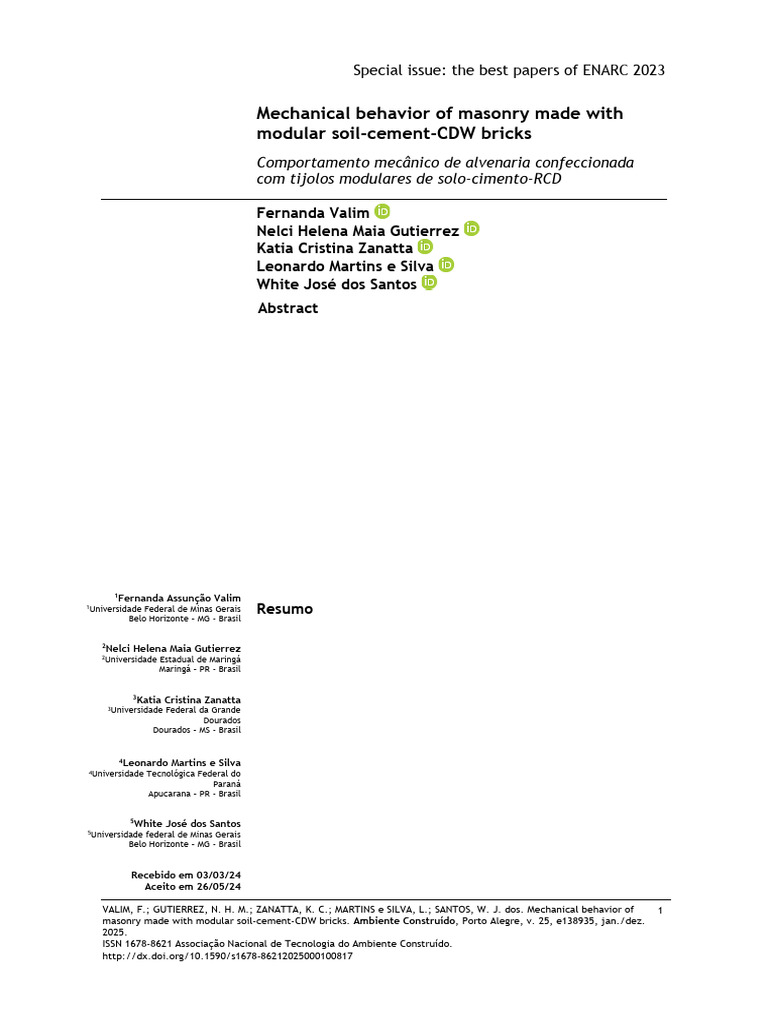 Artigo de Valim Et Al. (2025) | PDF | Fracture | Strength Of Materials