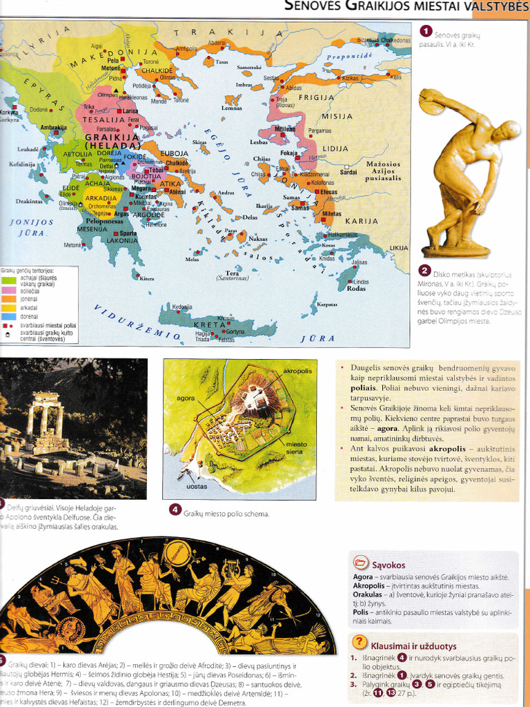 Senoves Graikijos Miestai Valstybes. | PDF