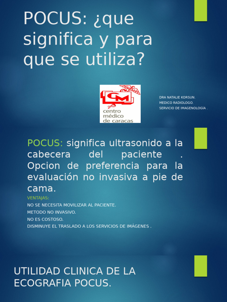 Final Pocus. | PDF | Ultrasonido médico | Especialidades Medicas