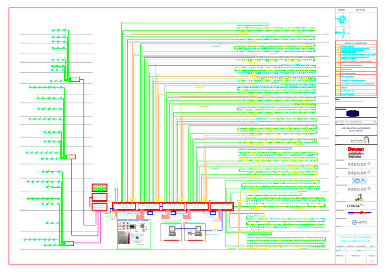 Fire Alarm System Single Line Diagram | PDF