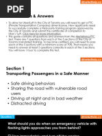 class-4-knowledge-test-alberta 2 | PDF | Brake | Headlamp