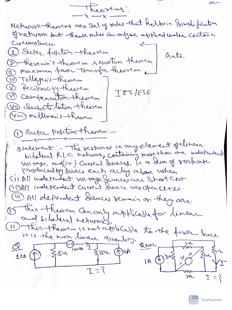 Electrical Notes | PDF