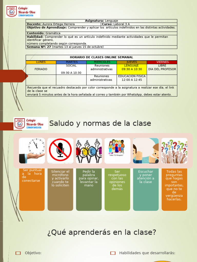 Articulos Definidos Indefinidos | PDF | Sustantivo | Lingüística