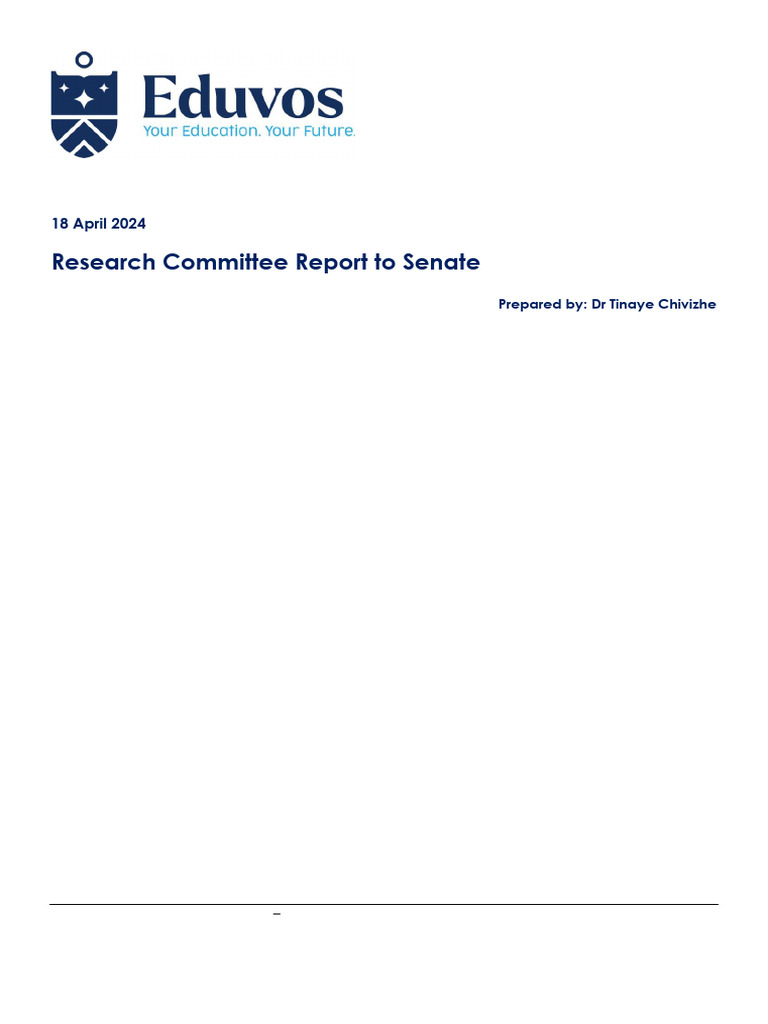 Annexure P - Research Committee Senate Report B1 2024 | PDF ...