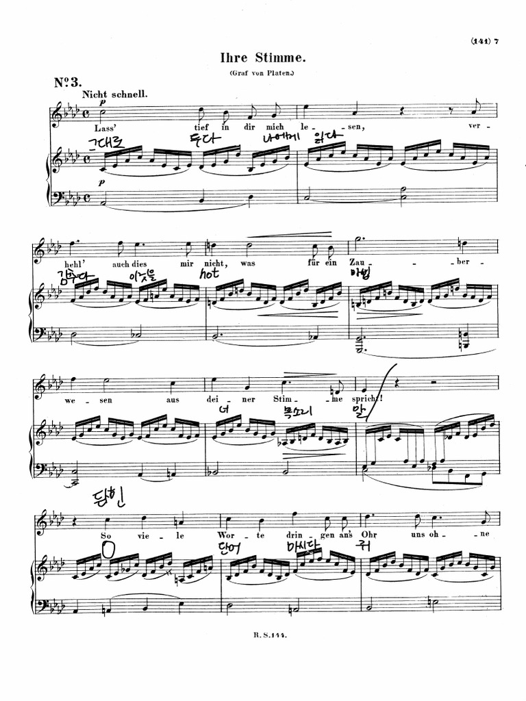 Ihre Stimme Schumann | PDF