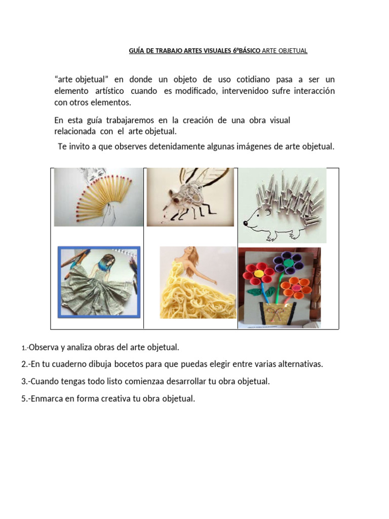 Arte Objetual 1 | PDF | Las artes
