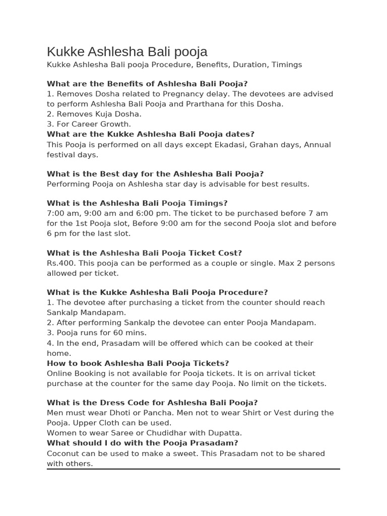 Ashleysha Bali Pooja | PDF