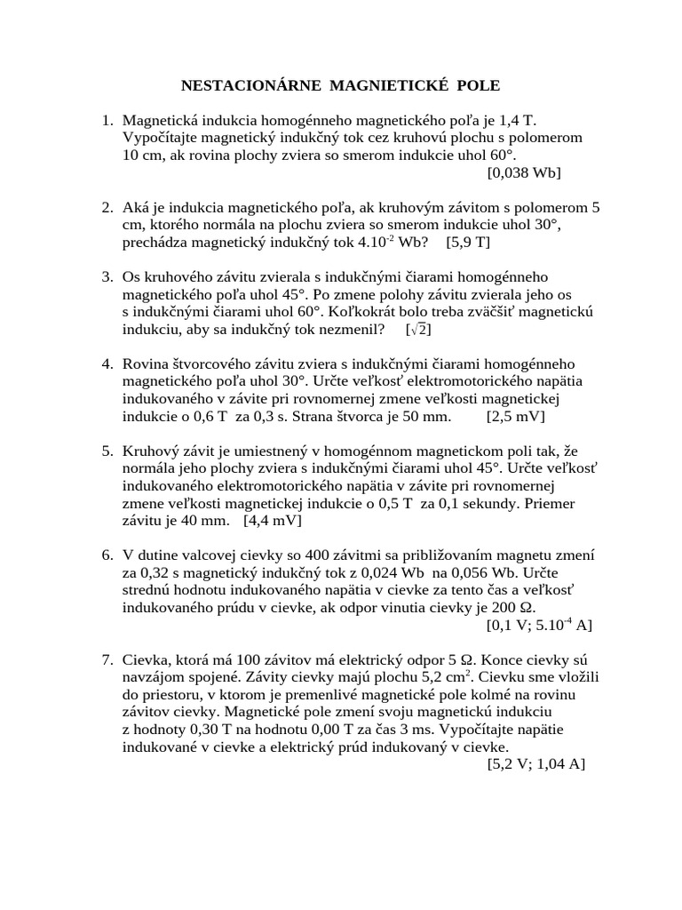 Príklady Fyzika | PDF