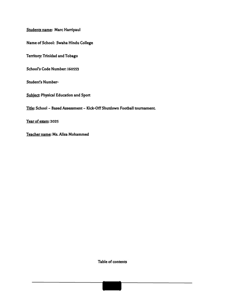 4OM Marc Harripaul PE SBA | PDF | Football Codes | Sports Rules And ...