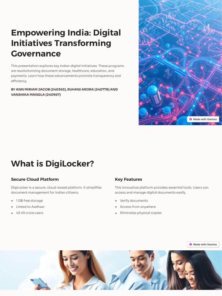 Empowering India Digital Initiatives Transforming Governance | PDF ...