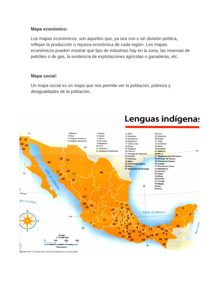Definición y ejemplos de mapas económicos | PDF