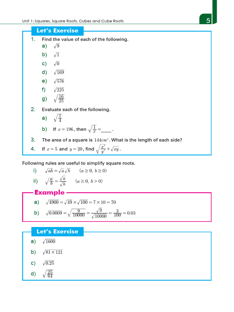 Math Workbook Grade 8 3 | PDF | Numbers | Arithmetic
