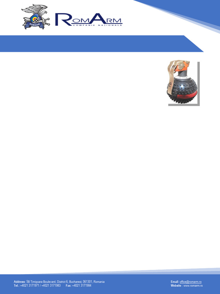 36 Datasheet Gmac Hand Grenade With Acoustic Effect | PDF