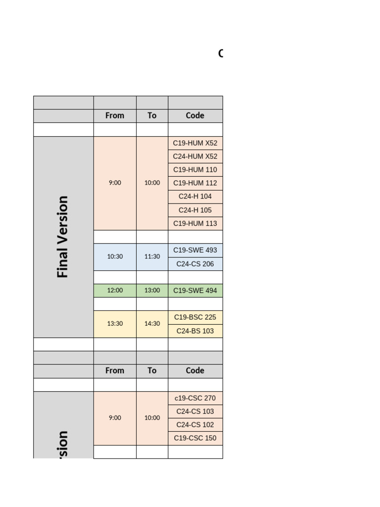 SP 24-25 Midterm Exam Schedule-1 | PDF | Computer Programming | Discrete Mathematics