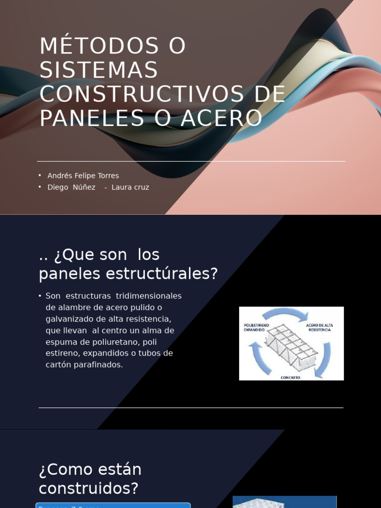 Métodos o sistemas constructivos de paneles o acero | PDF | Tornillo ...