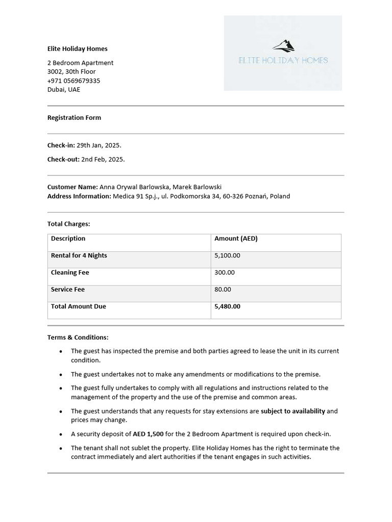 EHH-Invoice-12665-3002-Anna (2) | PDF | Lease | Fee