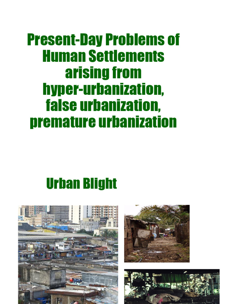 Housing Class _Problems of False Urbanization.pptx | PDF | Urban Sprawl ...