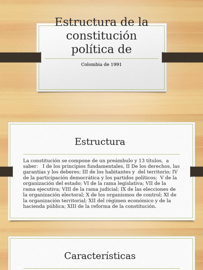 Estructura de la constitución | PDF