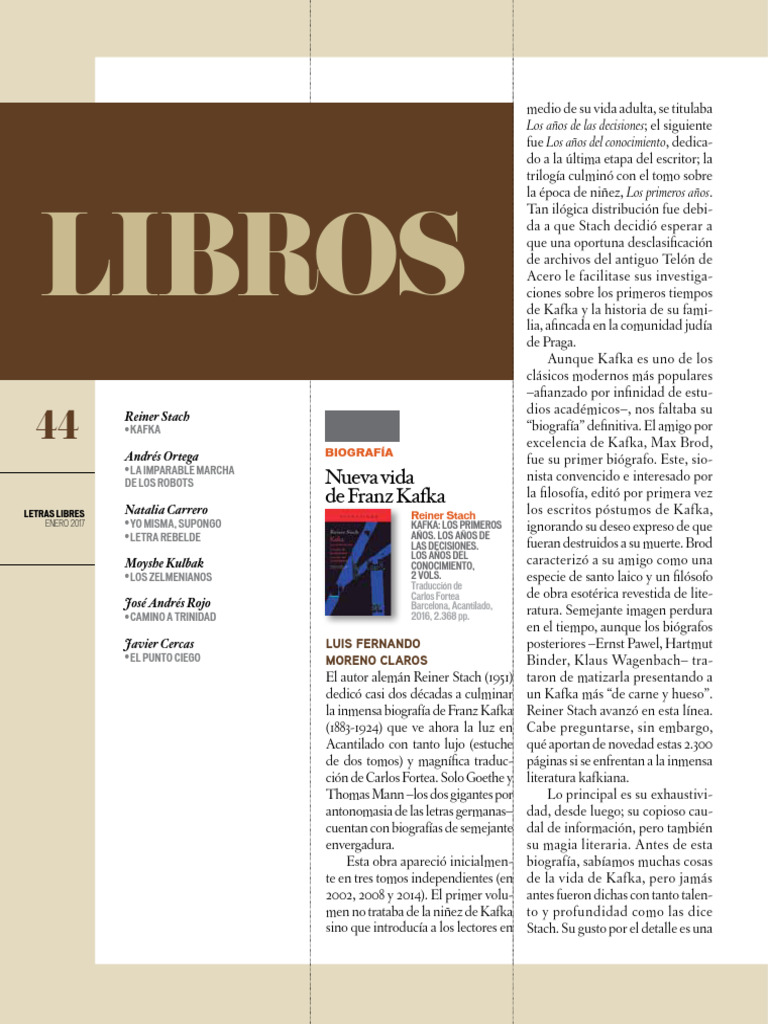 Libros Esp | PDF | Franz Kafka | Robot