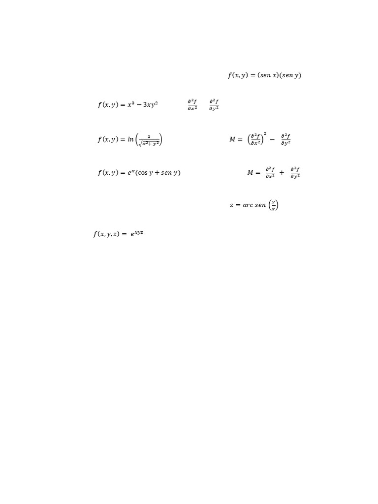 TAREA DERIVADAS PARCIALES DE ORDEN SUPERIOR | PDF