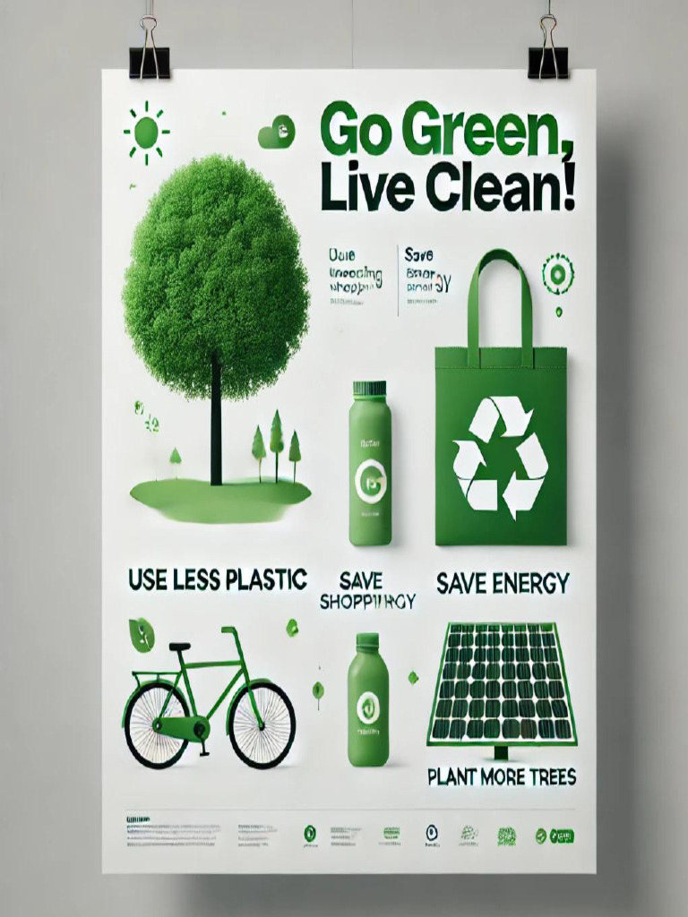 Go_Green_Live_Clean_Poster_Exact | PDF