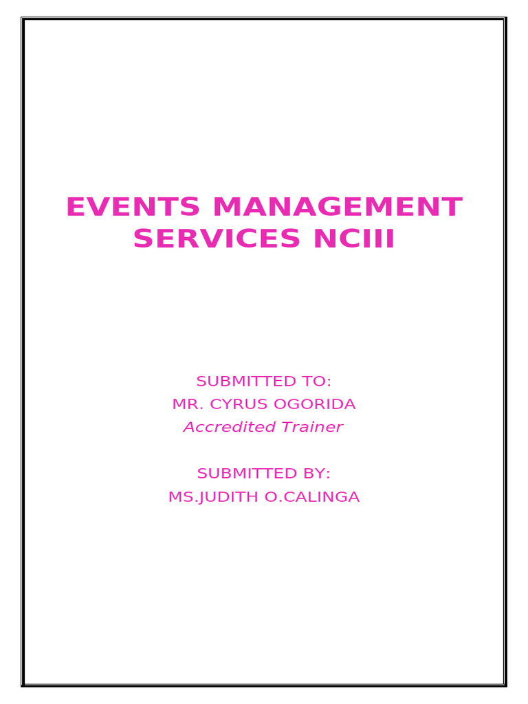 Enchanted Elysium Event Planning Services | PDF | Attorney's Fee ...