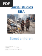 CSEC Sample Social Studies SBA 2025 | PDF | Poverty | Poverty ...