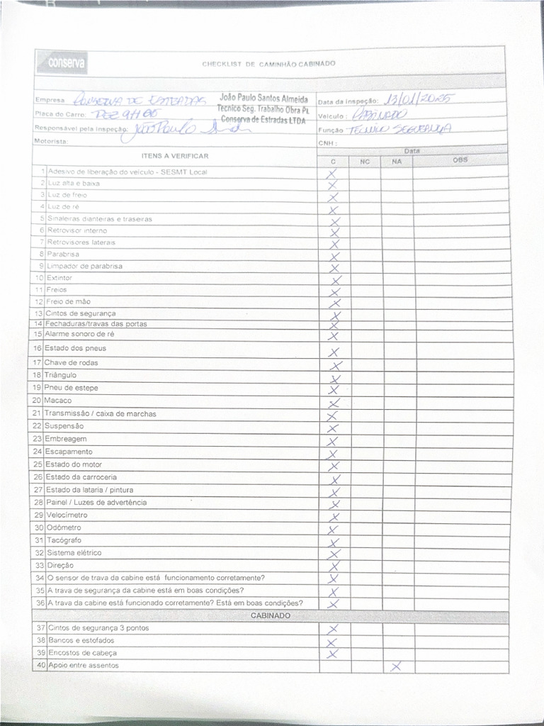 Check - List - Pez-9h06 | PDF