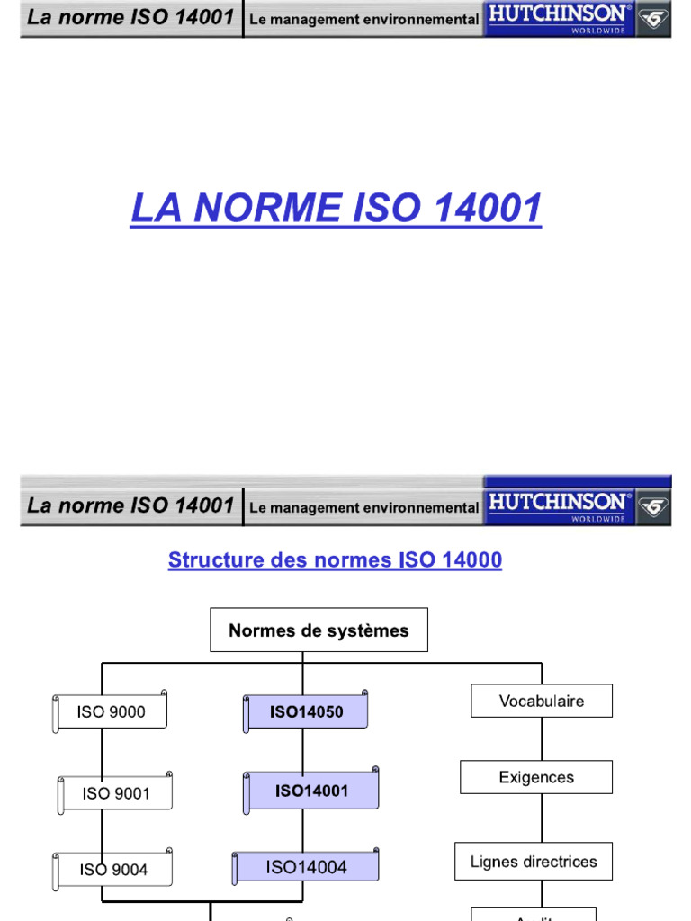 Formation ISO 14001 | PDF