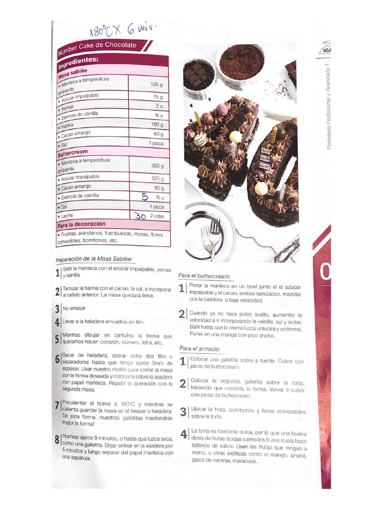 Cake de Chocolate | PDF