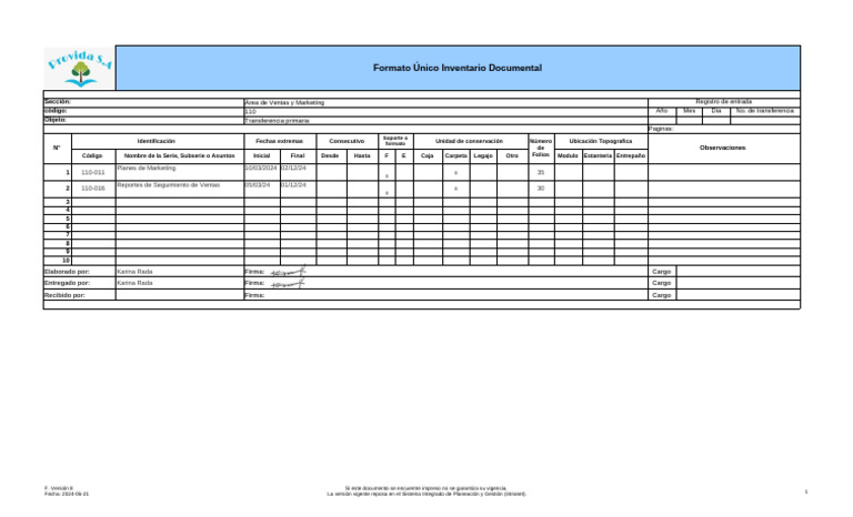 Fuid Provida Lo Que Se Va A Eliminar | PDF
