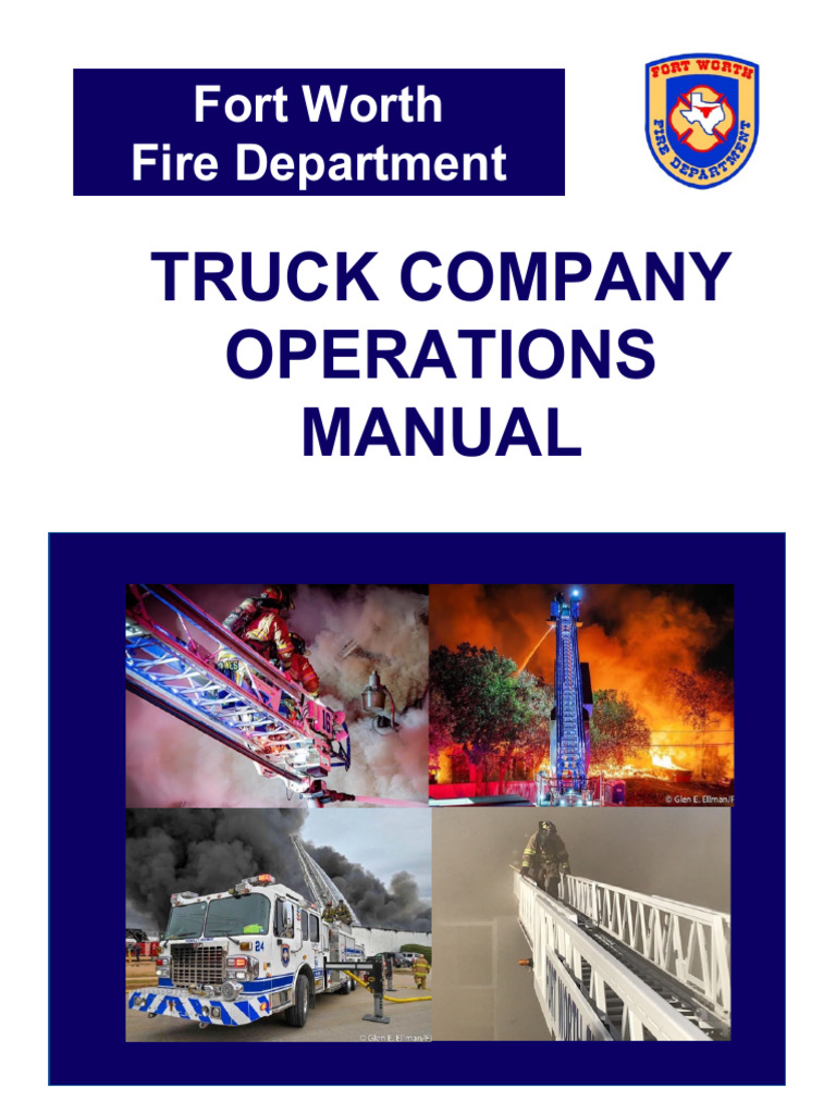 Fort Worth Fire Truck Operations Manual | PDF | Firefighter | Door