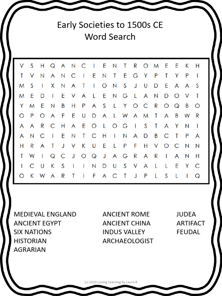 SS 4AB WordSearch | PDF | Canada