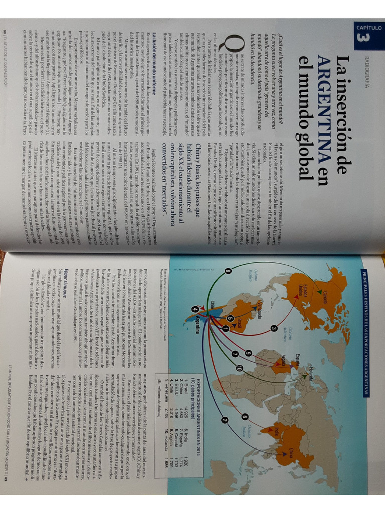 La inserci-n de Argentina en el mundo global | PDF