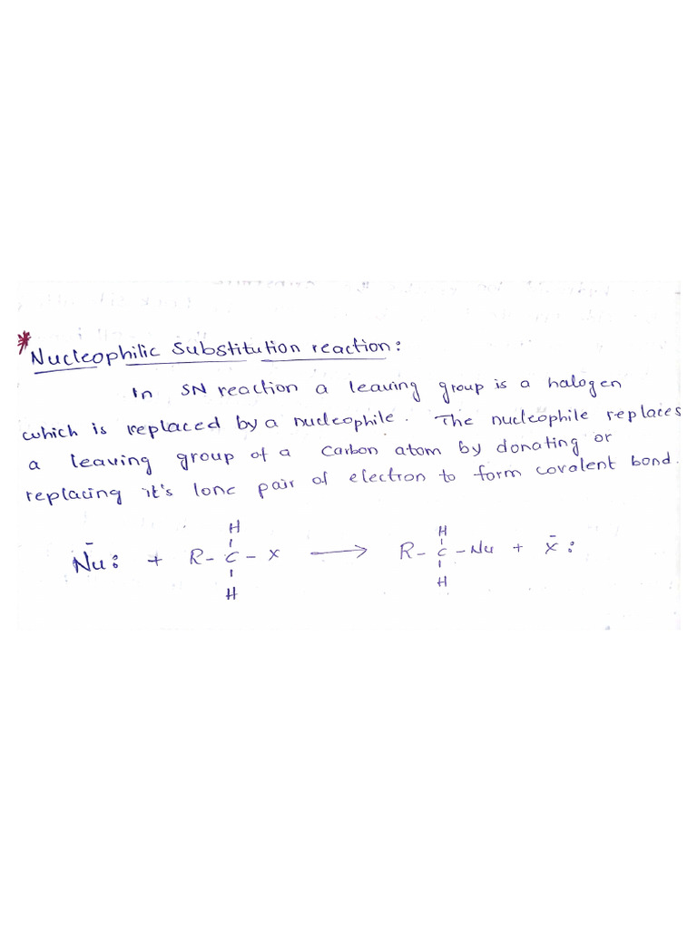 SN1 &SN2 REACTIONS PDF | PDF