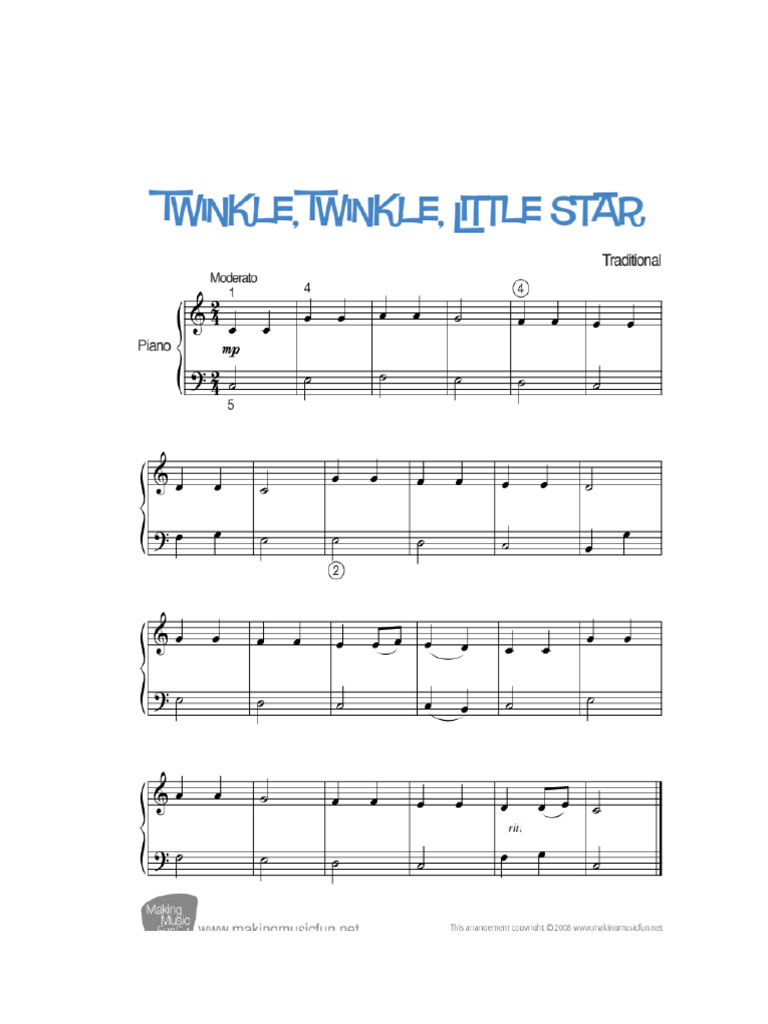 Twinkle twinkle piece | PDF