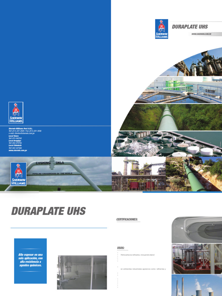 Pintura Epóxica Duraplate UHS | PDF | Agua | Compuestos químicos