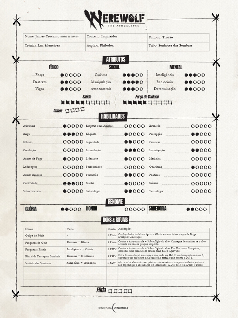 w5-ficha-5ed (James Crocamo) | PDF