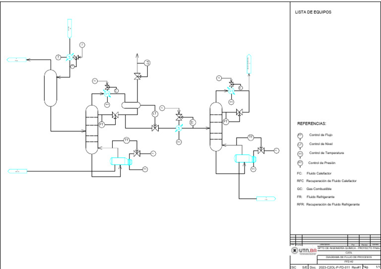 2023-C2ol-P-Fd-011-#1 (PFD) - PFD#2 | PDF | Química Física | Termodinámica
