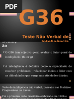 Teste Não Verbal de Inteligencia - G38 | PDF | Inteligência | Cognição