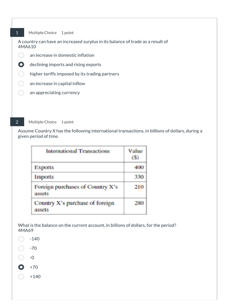 Honor Economics AP Macroeconomics Unit 6 Homework Answer | PDF ...