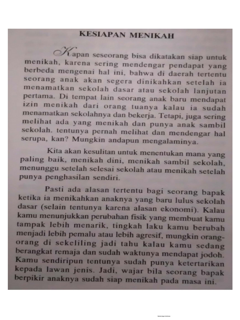 kesiapan menikah | PDF