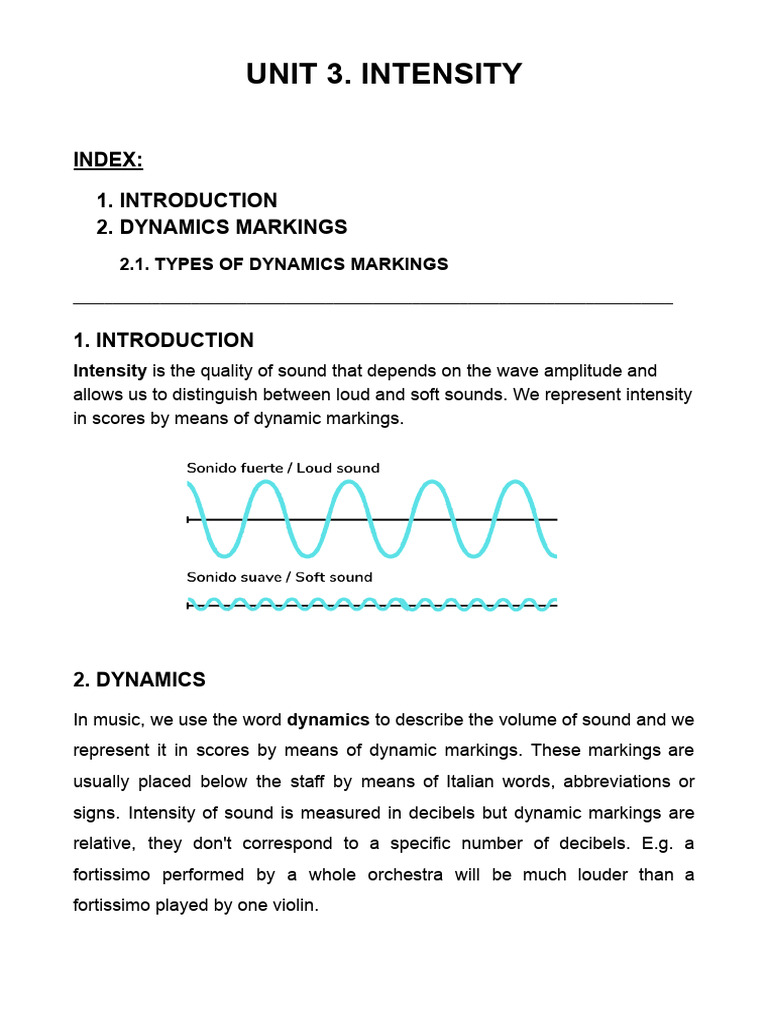 UNIT3.INTENSITY | PDF