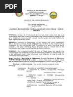 BARANGAY RESOLUTION Badac | PDF