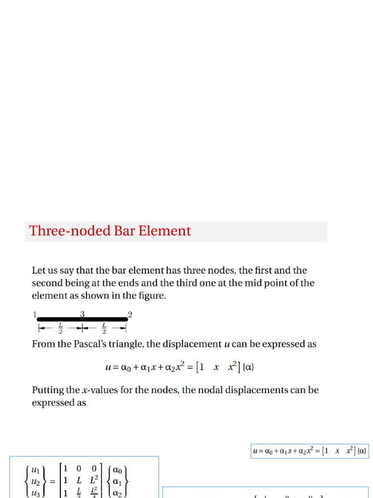 Lec - 7 - 2-3nodded Bar Element | PDF