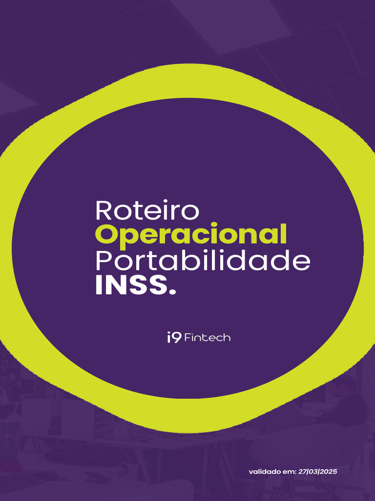 Roteiro Operacional INSS | PDF | Empréstimos | Crédito