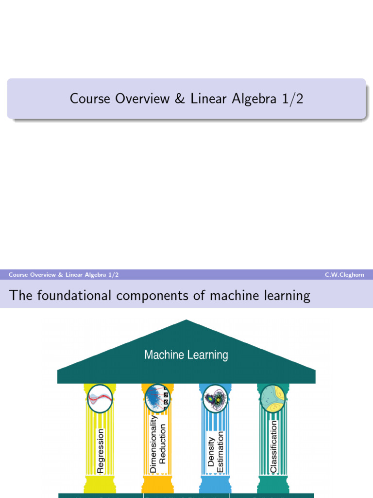 Linear Algebra for Machine Learning | PDF | Functions And Mappings ...