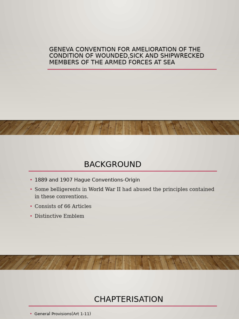 Geneva Convention II | PDF | Ships | Geneva Conventions