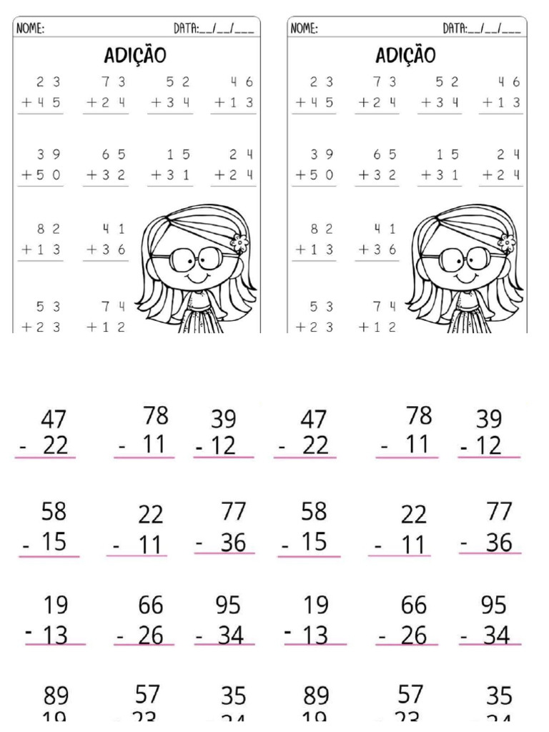 Adição e Subtração | PDF
