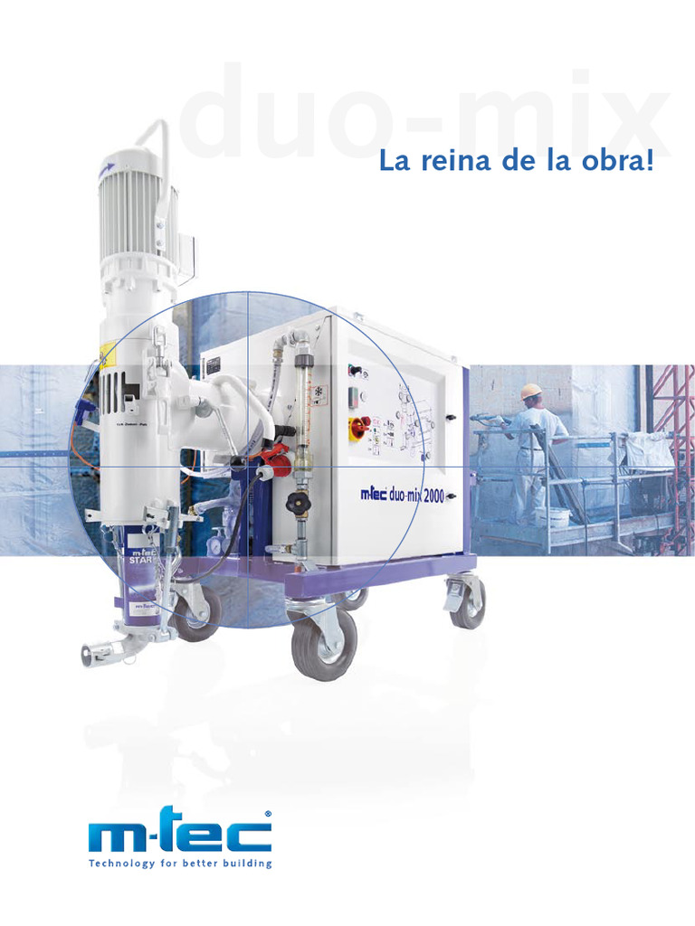 m-tec_duo-mix_D_081027_web | PDF | Mortero (Albañilería) | Lima (Material)